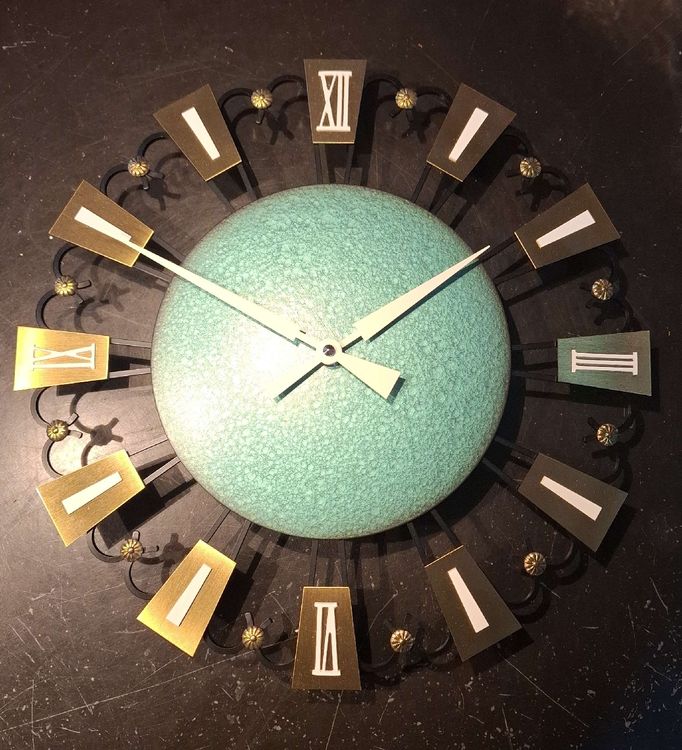 Fabelhafte Retro Wanduhr 50er Bilder