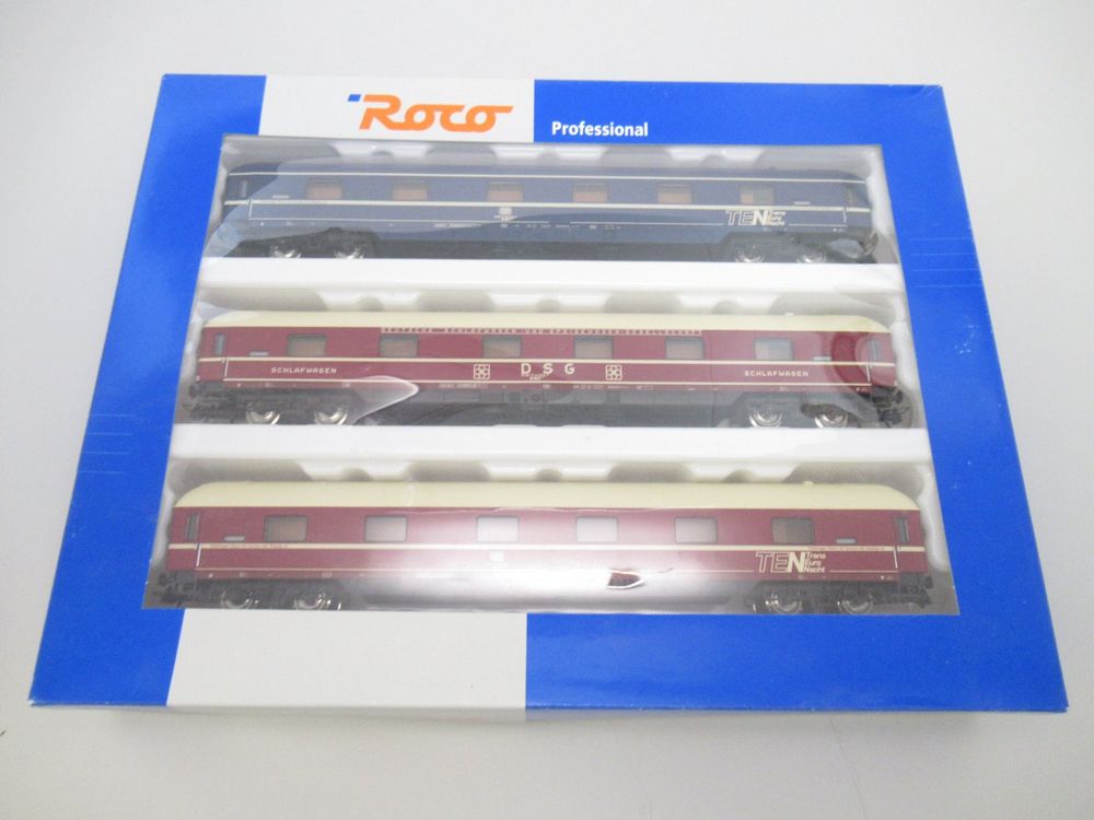 Roco 44132 Schlafwagen der DSG und TEN DB DC H0 (Gebraucht) in Basel ...