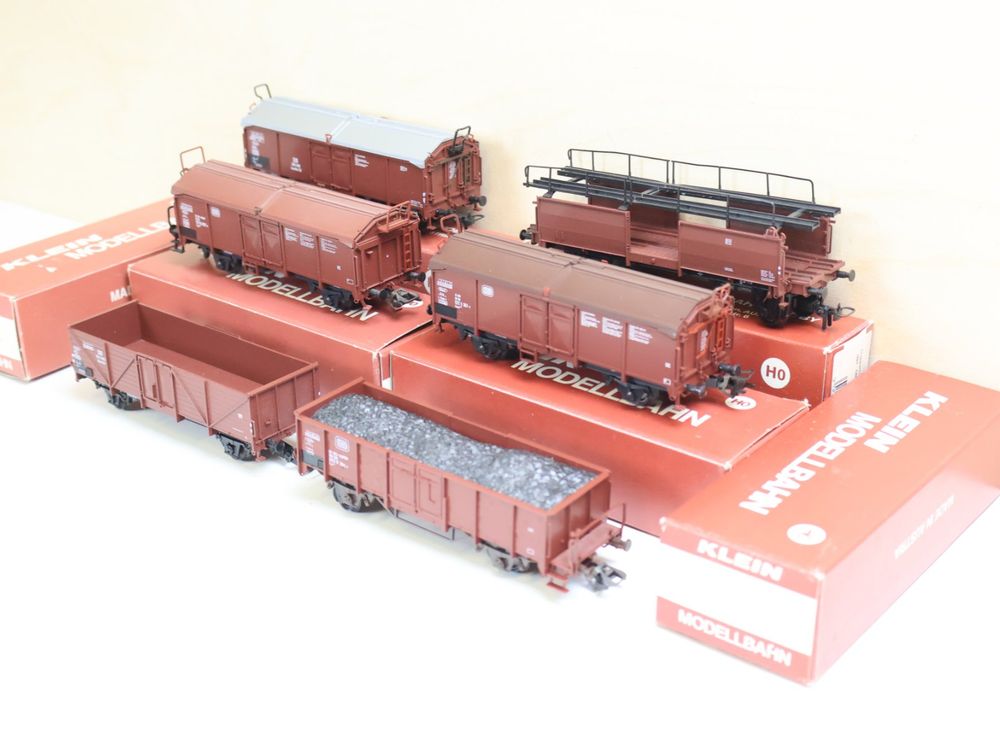 Klein Modellbahn 6 x DB Güterwagen H0 - selten (Gebraucht) in ...