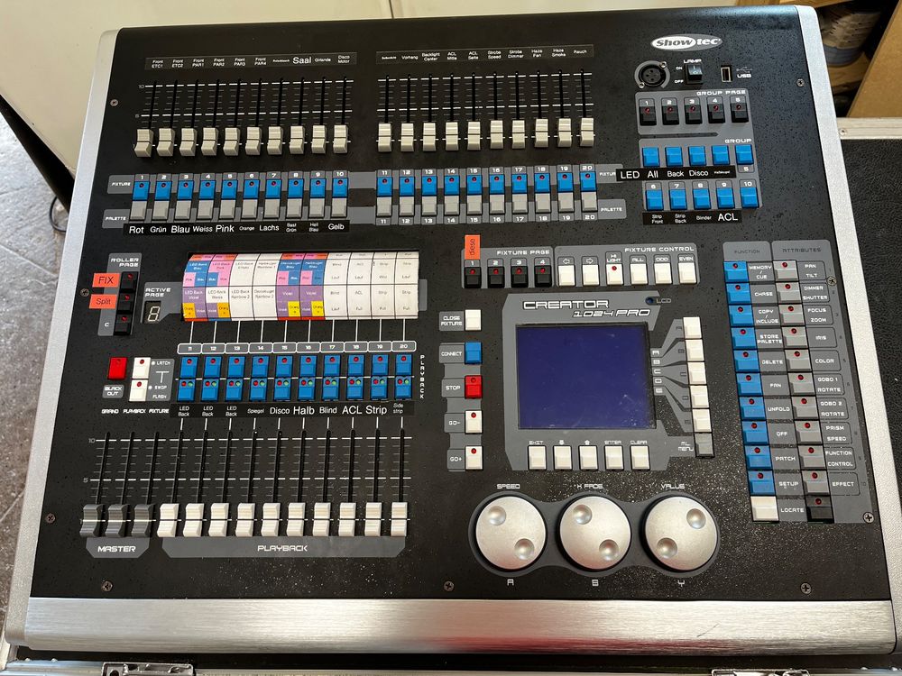 DMX Lichtpult Showtec Creator 1024 Pro | Kaufen auf Ricardo