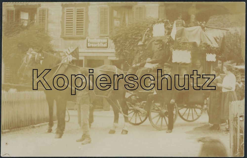 BE Krauchthal - Post - Postkutsche - Hindelbank (Neu (gemäss Beschreibung)) in Schindellegi für ...