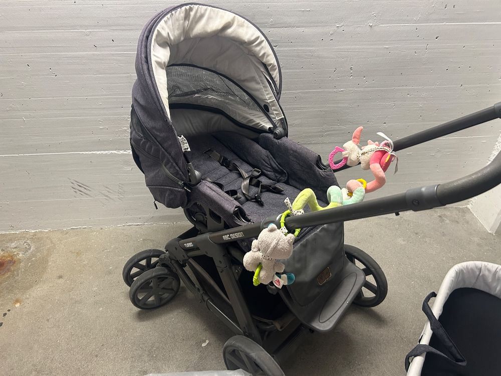 ABC Design Turbo 6 Kinderwagen mit Tragewanne & Zubehör! (Gebraucht) in ...