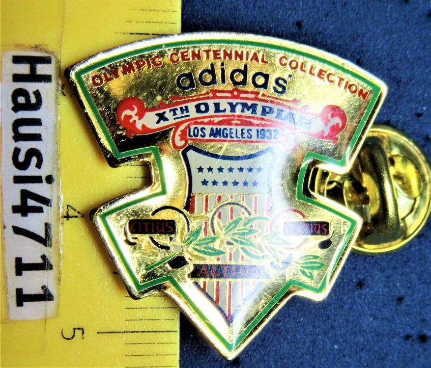 ADIDAS OLYMPIA 1932 LOS ANGELES PIN GOL | Kaufen auf Ricardo