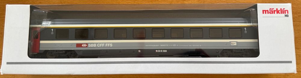 Märklin 43670 / H0 | SBB-CFF Personenwagen | EuroCity - 1.Kl (Gebraucht ...