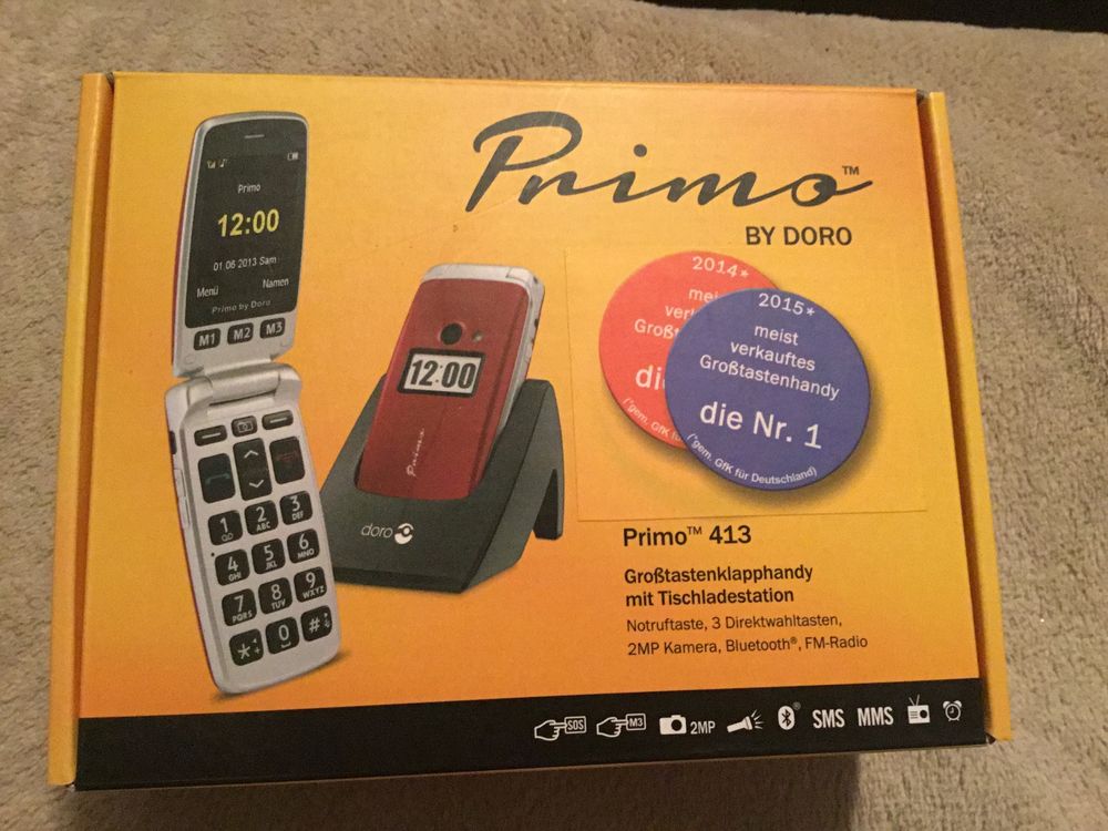 Doro Primo 413 Klapphandy Gross-Taste - für Senioren (Neu (gemäss ...