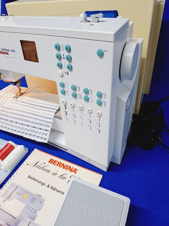 BERNINA ACTIVA 140 WIE NEU GARANTIE 3MT FRISCH REVIDIERT (Gebraucht) in ...
