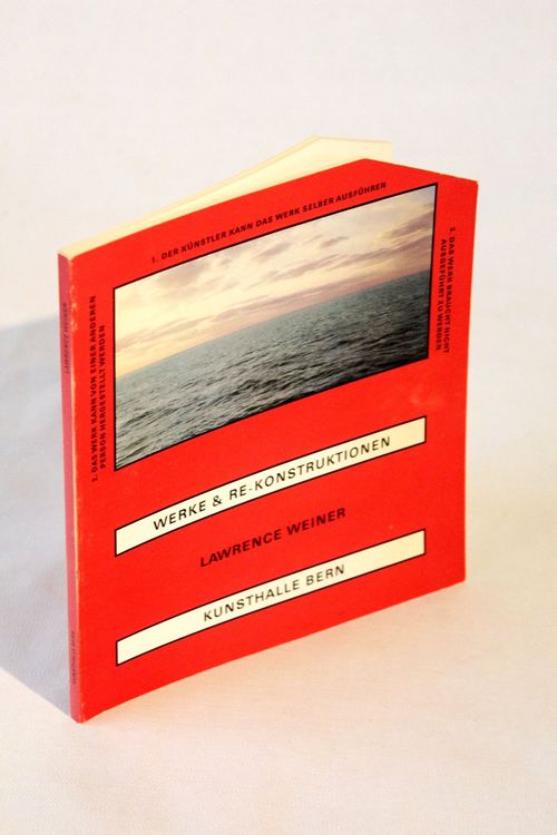 LAWRENCE WEINER (USA 1942-2021) Limitierter Katalog, 1983 | Kaufen auf ...