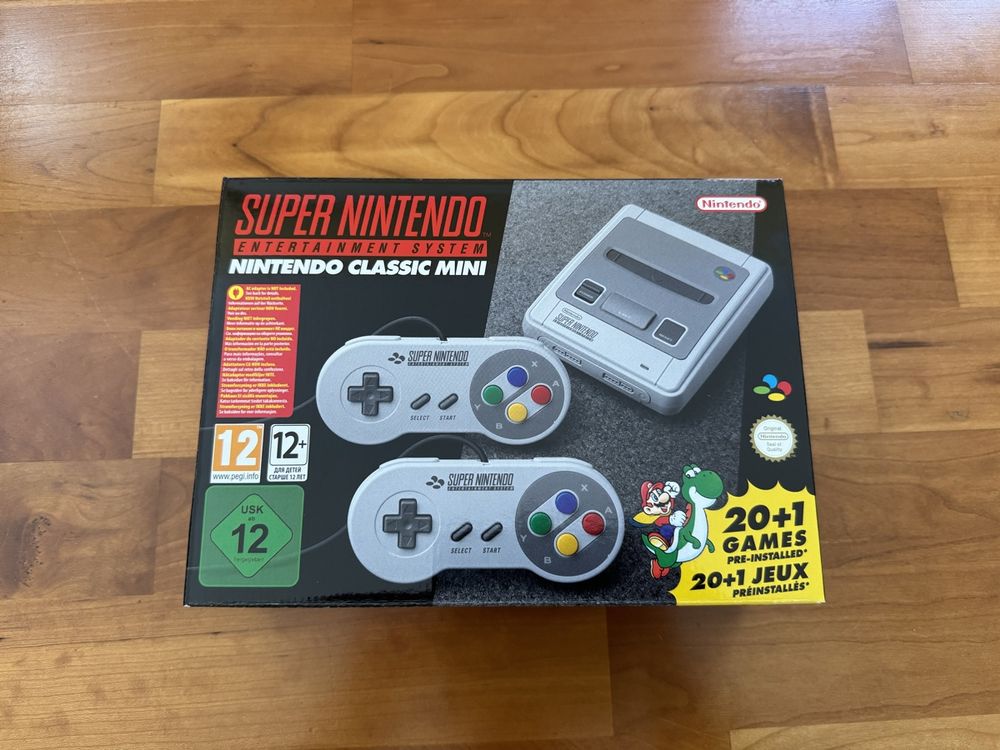 Super Nintendo Entertainment System SNES Classic Mini Neu (Neu und ...