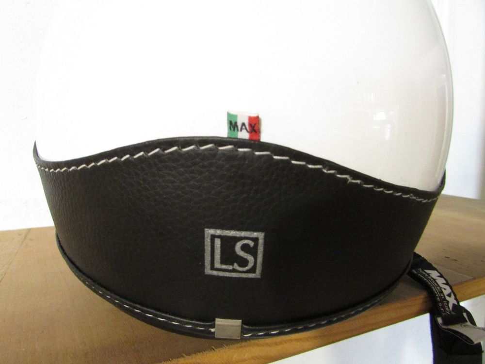 Helm mit Visier für Mofa Vespa Motarrad etc. Made in Italy (Gebraucht ...