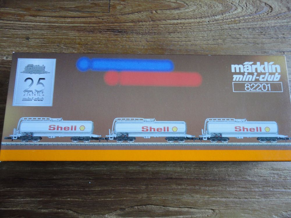 3-teiliges Wagenset "Shell" SBB Märklin 82201 Spur Z (Neu (gemäss ...