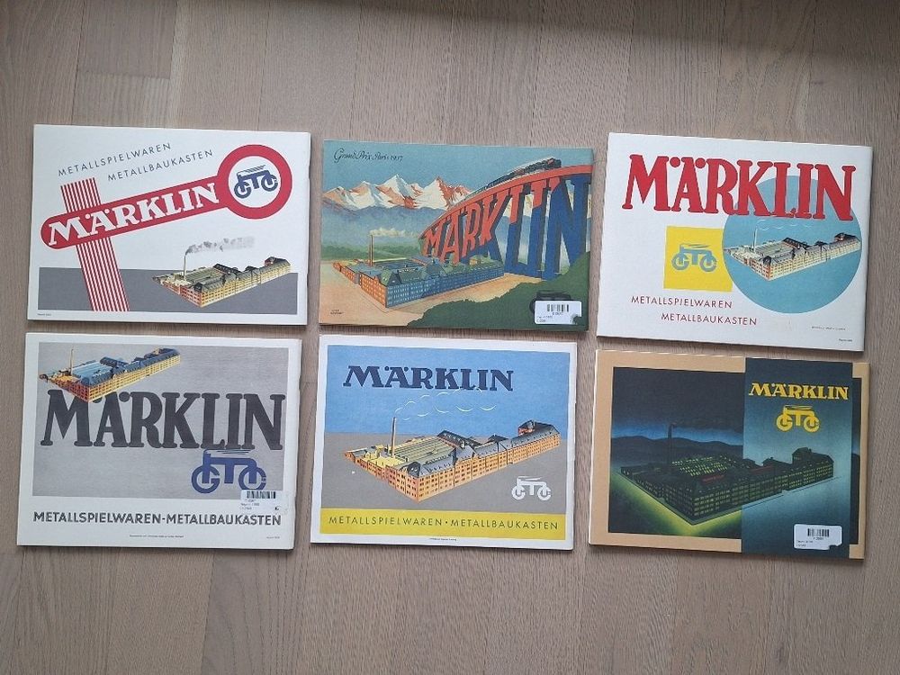 6 catalogues, reproduction Märklin, selon photos (Neuf (Voir ...