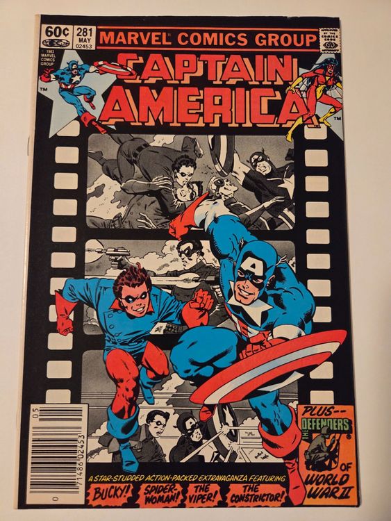 CAPTAIN AMERICA #281 (Marvel, 1983) Bucky! Spider Woman! (Gebraucht) in ...