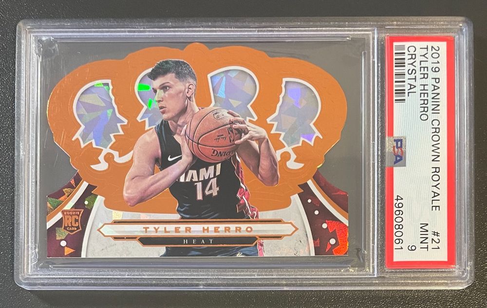 NBA Tyler Herro 2019 Crown Royale Crystal Rookie Card PSA 9 (Neu ...