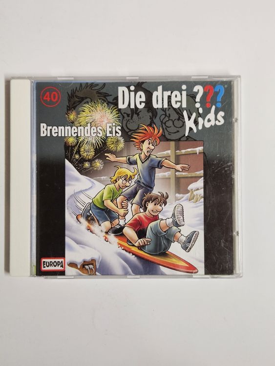 Die drei Fragezeichen Kids - Brennendes Eis (CD 40) (Gebraucht) in ...