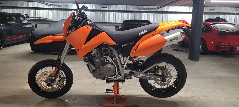 KTM 660 SMC LC4 Supermoto 24 KW Highflow ab mfk 11.2025 (Gebraucht) in ...