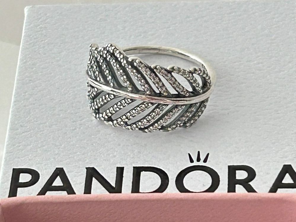 Pandora Schimmernde Feder Ring (Neupreis CHF 109.00) *NEU* | Kaufen auf ...