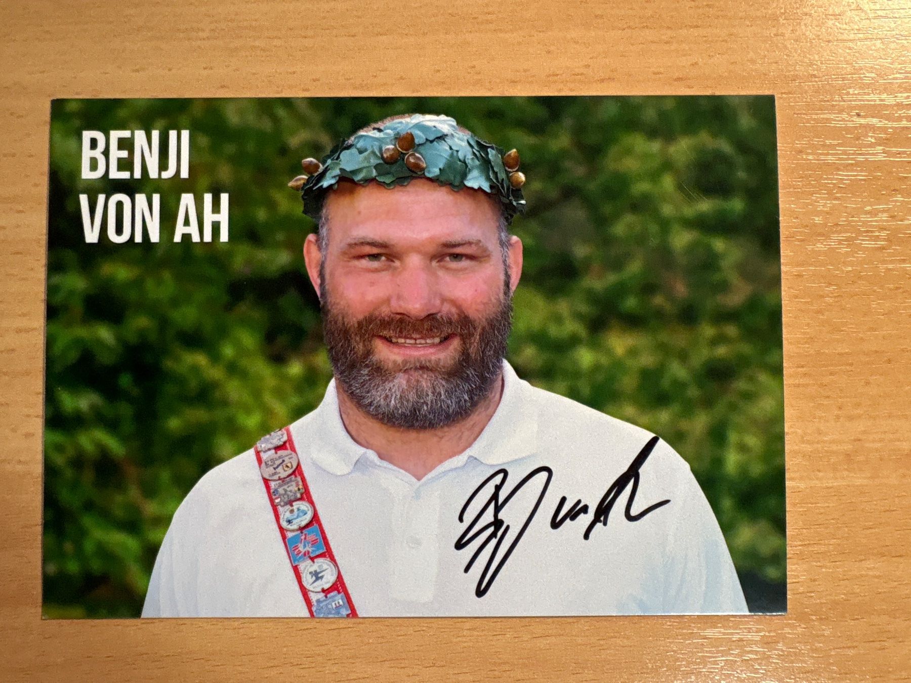 Signierte Autogrammkarte Benji von Ah - Schwinger! (Gebraucht) in Ibach ...