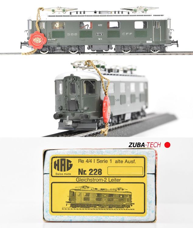 HAG 228 E-Lok Re 4/4 I SBB H0 GS Analog mit OVP | Kaufen auf Ricardo