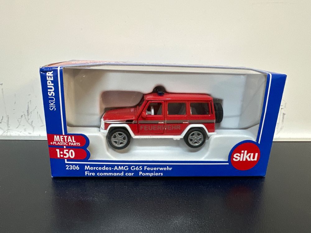 Neu Spielzeug Siku Mercedes AMG G65 Feuerwhr 2306 (1x) (Neu und ...