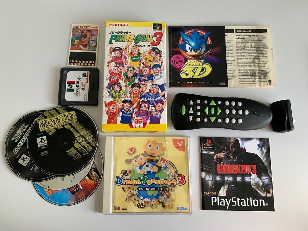 Sega Nintendo Sony Microsoft Lot Spiele und Anleitungen | Kaufen auf ...