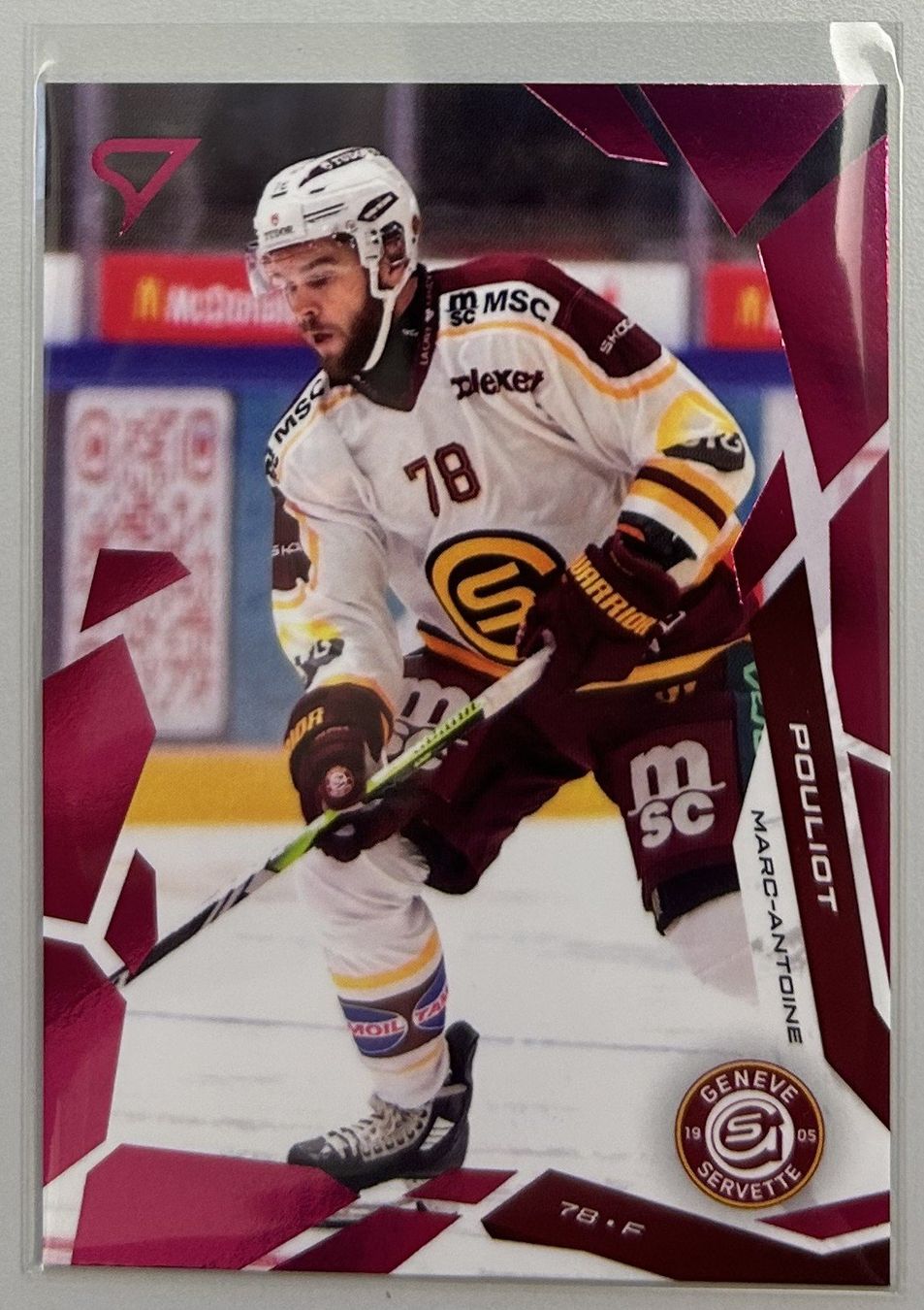 Geneve-Servette HC Pink Parallel Marc-Antoine Pouliot (Neu (gemäss ...