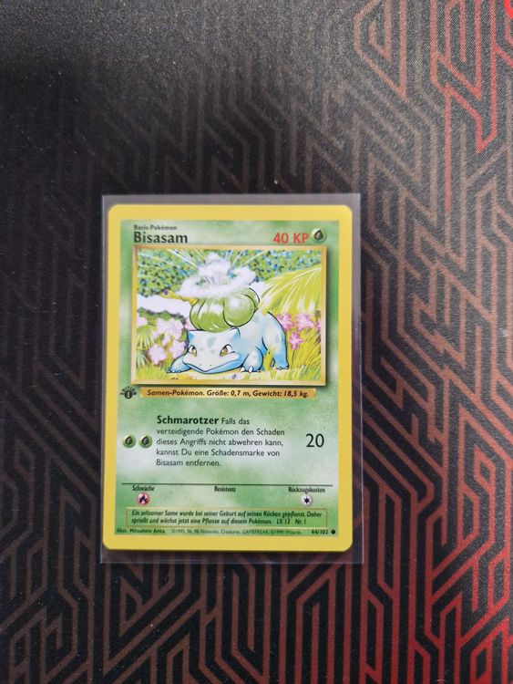 Bisasam 1. Edition Base Set / 1 (Gebraucht) in Killwangen für CHF 16 ...