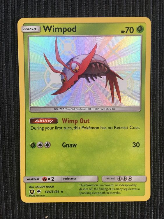 Pokemon Wimpod Shiny Hidden Fates (Neu (gemäss Beschreibung)) in Wabern ...