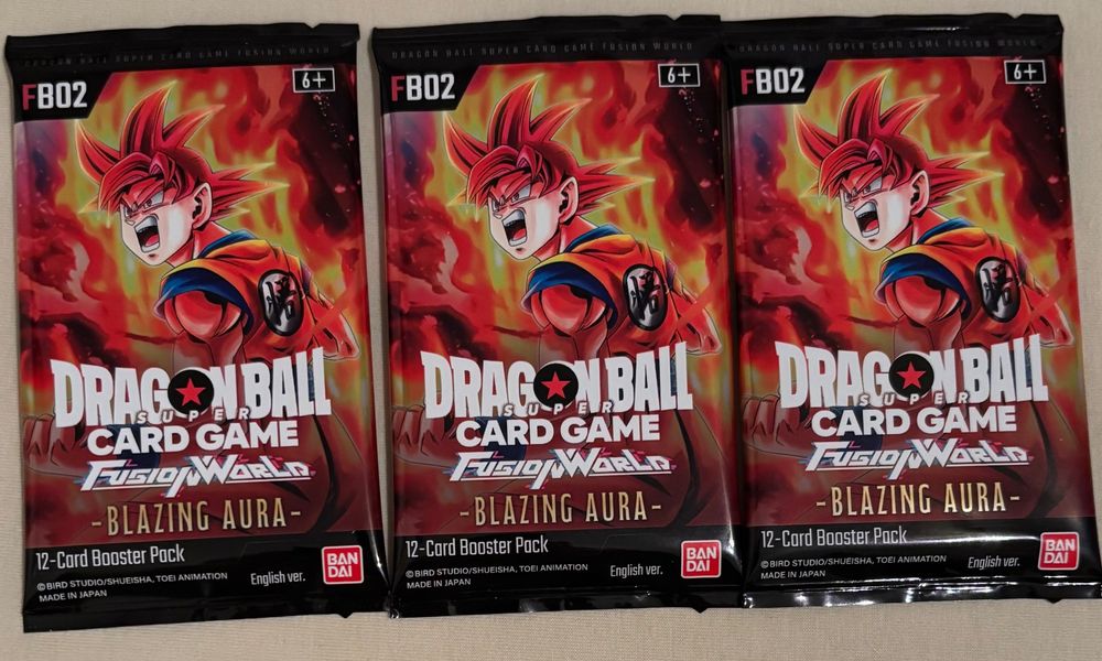 3x Dragonball Super Fusion World Blazing Aura Booster (Neu und originalverpackt) in Widnau für ...