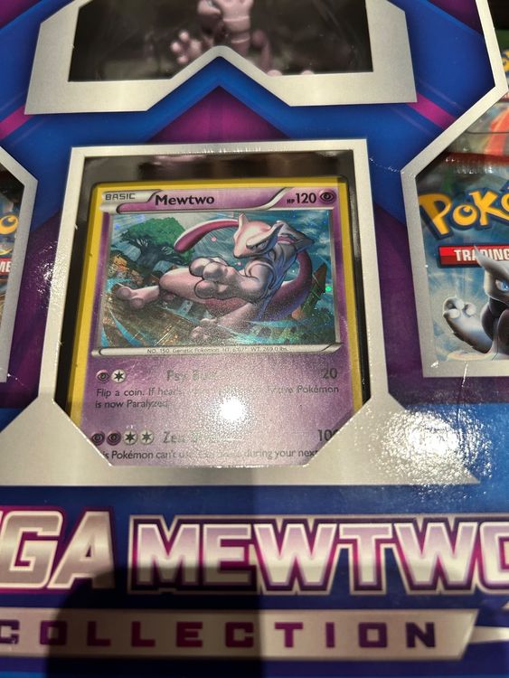 Pokémon Mega Mewtwo Box aussen defekt | Kaufen auf Ricardo