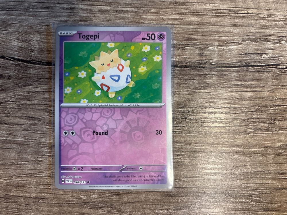 Togepi SSP EN NM Reverse Holo (Neu (gemäss Beschreibung)) in Frutigen ...