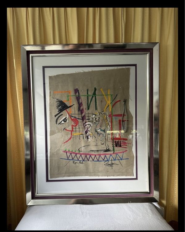 Rolf KNIE Unikat auf Zeltplane 1992 (Neu (gemäss Beschreibung)) in Mumpf für CHF 5900 – nur ...