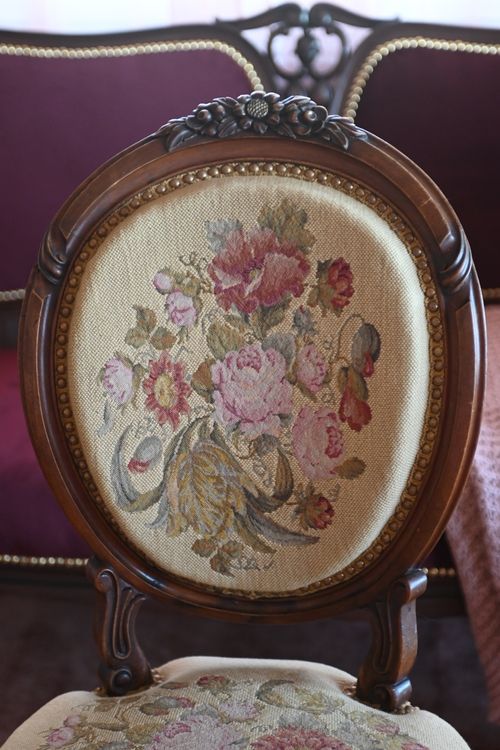 Antiker Gobelin Stuhl | Kaufen auf Ricardo