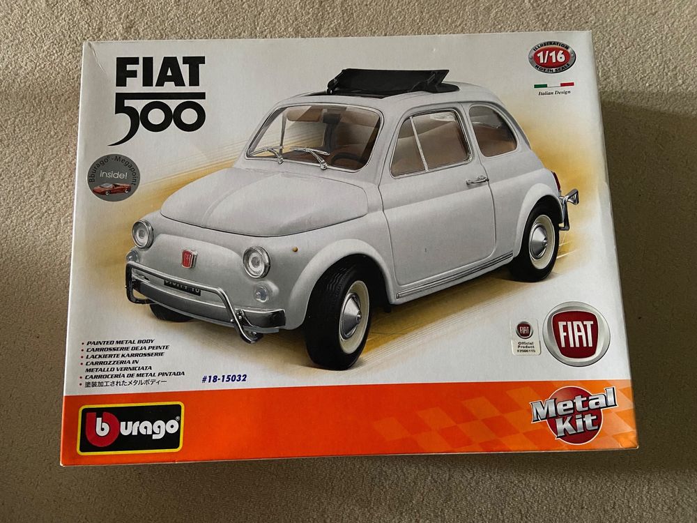 Burago fiat 500 und lamborghini metal kit (Gebraucht) in Sissach für ...