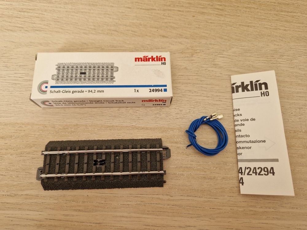 Märklin 24994 Schaltgleis C H0 OVP NEU (Neu und originalverpackt) in St ...
