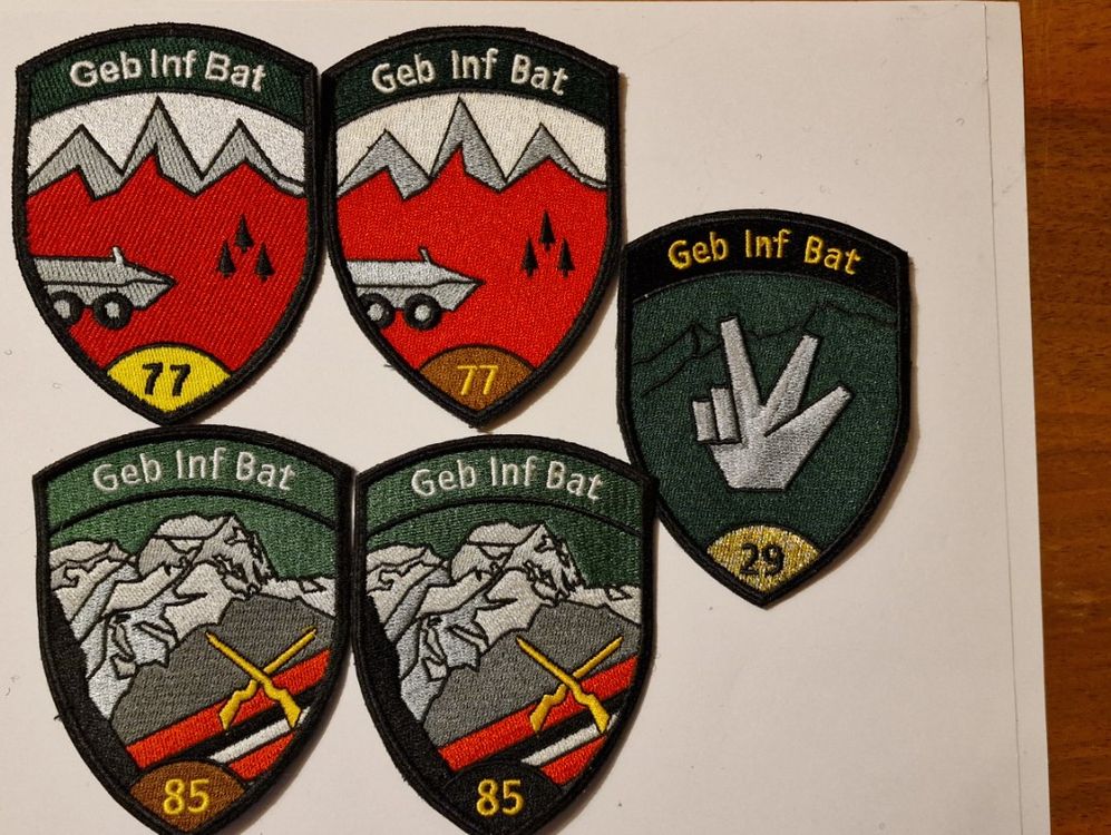 5 Abzeichen Geb Inf Bat Badge (Gebraucht) in Nyon für CHF 9 – mit ...