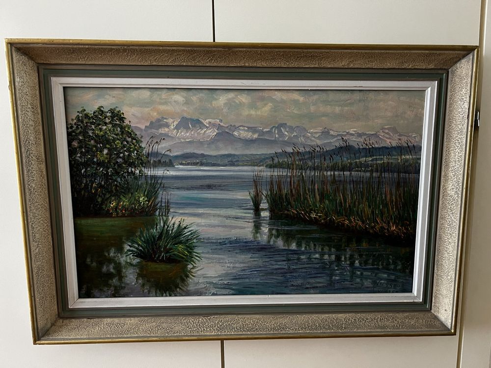 Oskar Nussio Greifensee Landschaft Gemälde (Gebraucht) in Hombrechtikon ...