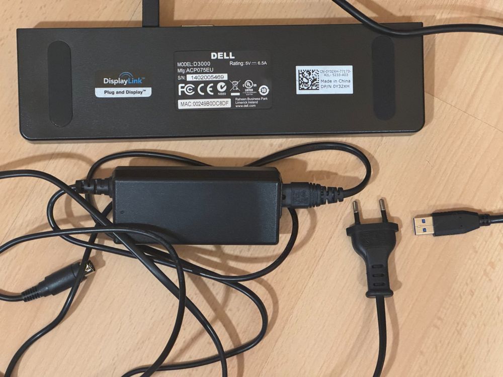 Dell SuperSpeed USB-Dockingstation D3000 | Kaufen auf Ricardo