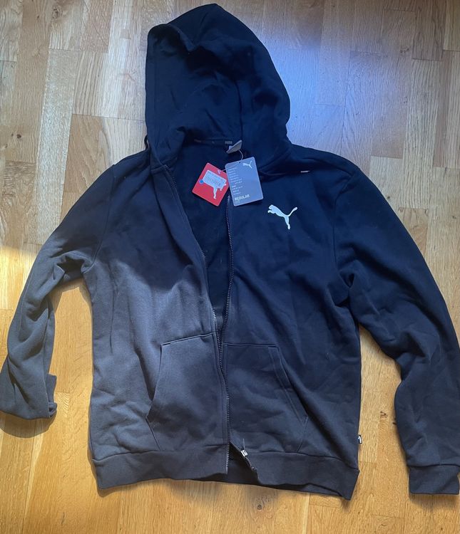 Puma zippé à capuche noir, idéal pour l'automne! (Neuf (Voir ...