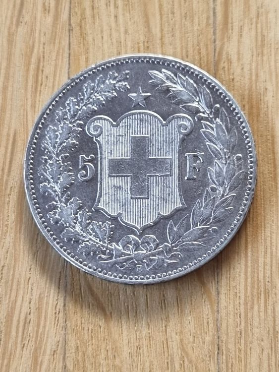 5 Franken 1889 - Frauenkopf Top-Stück - RAR! (Gebraucht) in Mels für CHF 375 – mit Lieferung auf ...