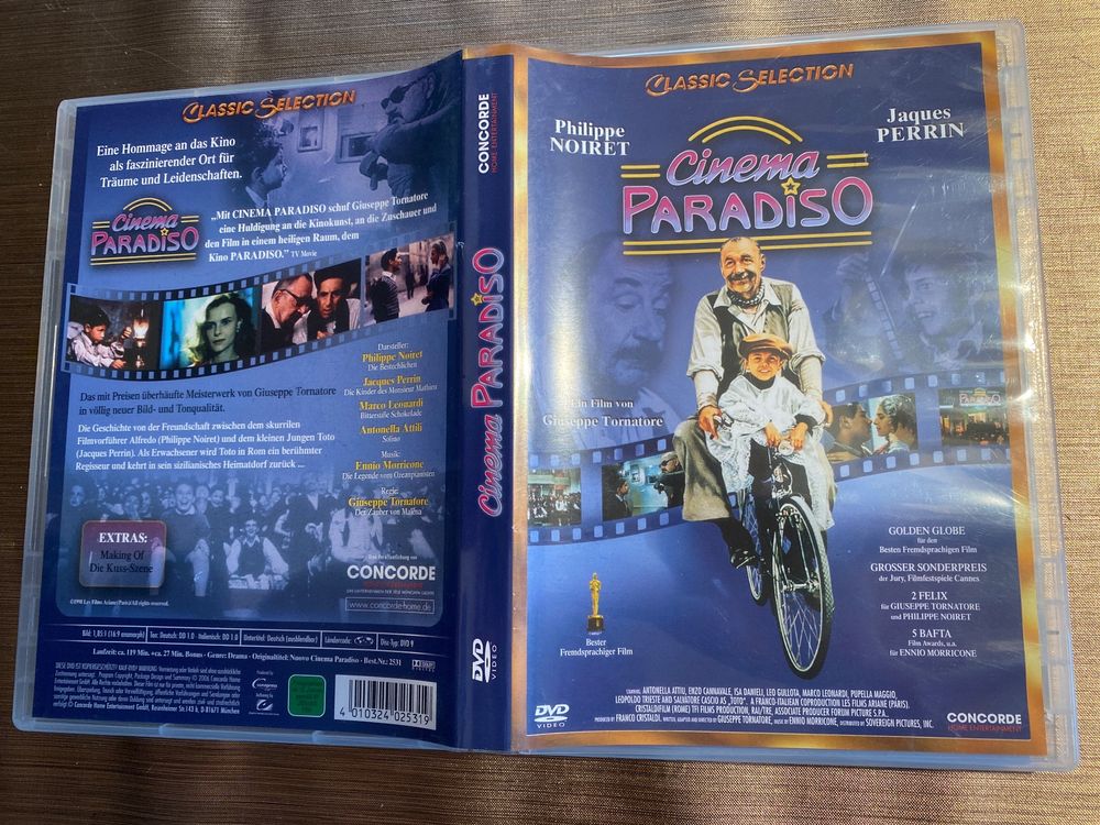Cinema Paradiso RARE DVD (Gebraucht) in Teufenthal AG für CHF 24.9 ...