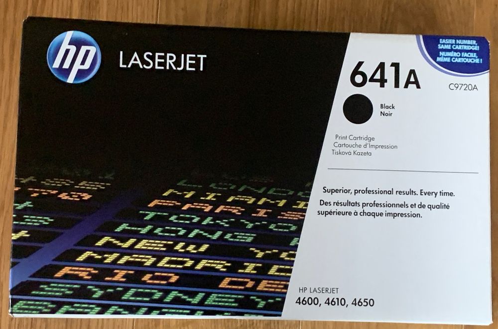 Toner HP 641A Black C9720A / original Hewlett Packard (Neu und ...