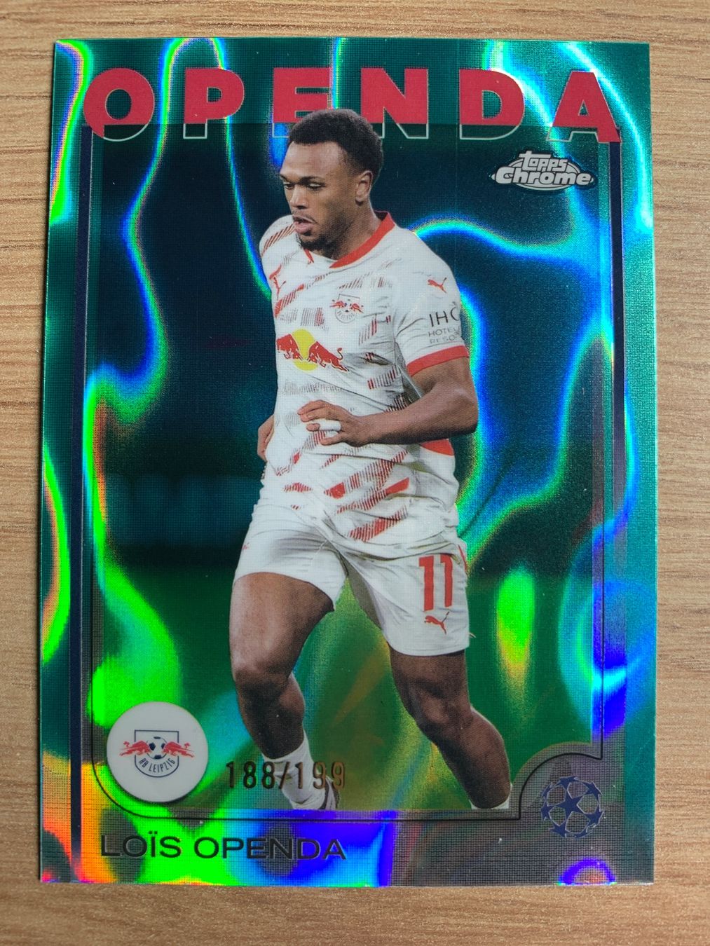 Soccer Lois Openda 188/199 AQUA LAVA Topps Chrome 2025 (Gebraucht) in ...