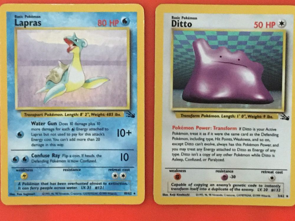 Lapras Ditto Holo Fosil | Kaufen auf Ricardo