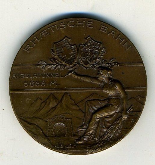 Durchschlag des Albula-Tunnels 1902 - Rhätische Bahn (Gebraucht) in Versoix für CHF 120 – mit ...