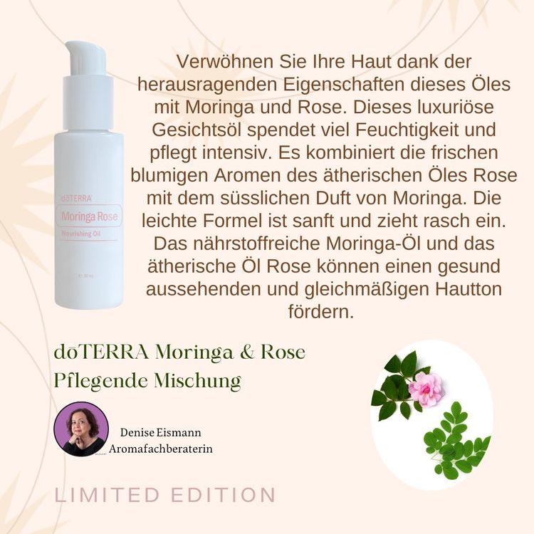 dōTERRA Moringa & Rose Pflegende Mischung 30ml NEU!!! | Kaufen auf Ricardo