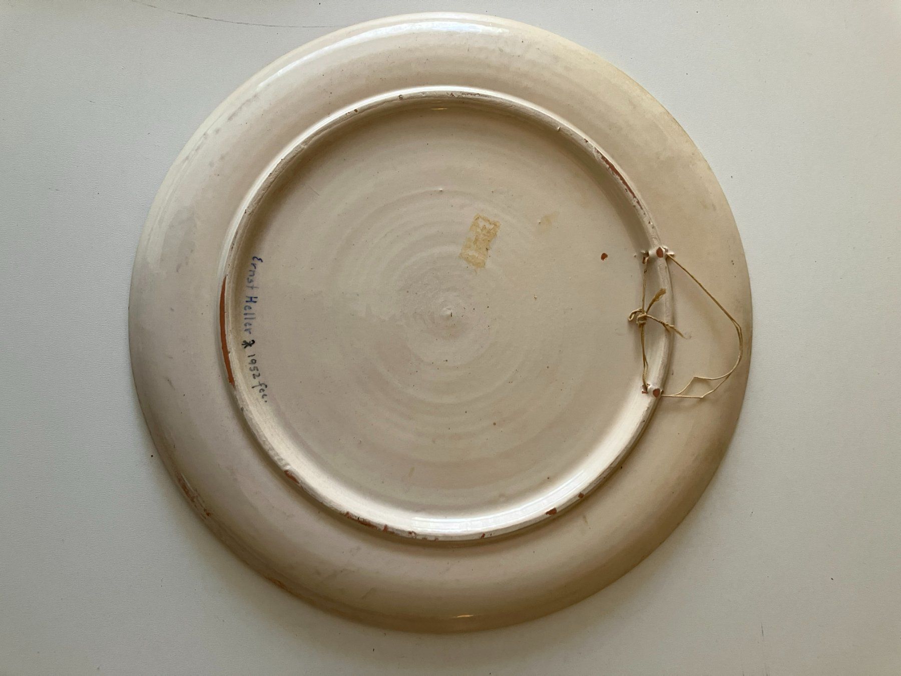 Wandteller Ernst Heller 1952, Basler Fasnacht Tambour (Gebraucht) in Basel für CHF 5 – mit ...