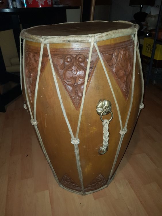 Grand tambour Konga traditionnel Antilles (D'occasion) à Boncourt pour ...