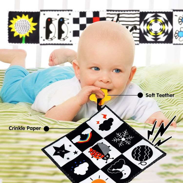 Schwarz Wei Spielzeug Baby