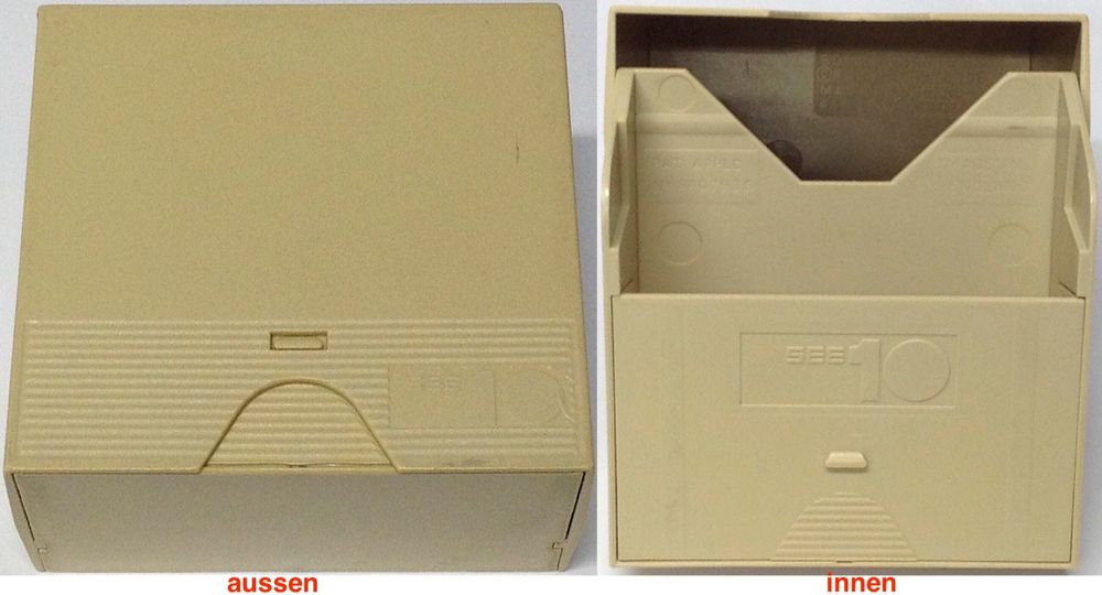 SEE10 Disketten Box für 10 Floppydisks 3,5" beige | Kaufen auf Ricardo