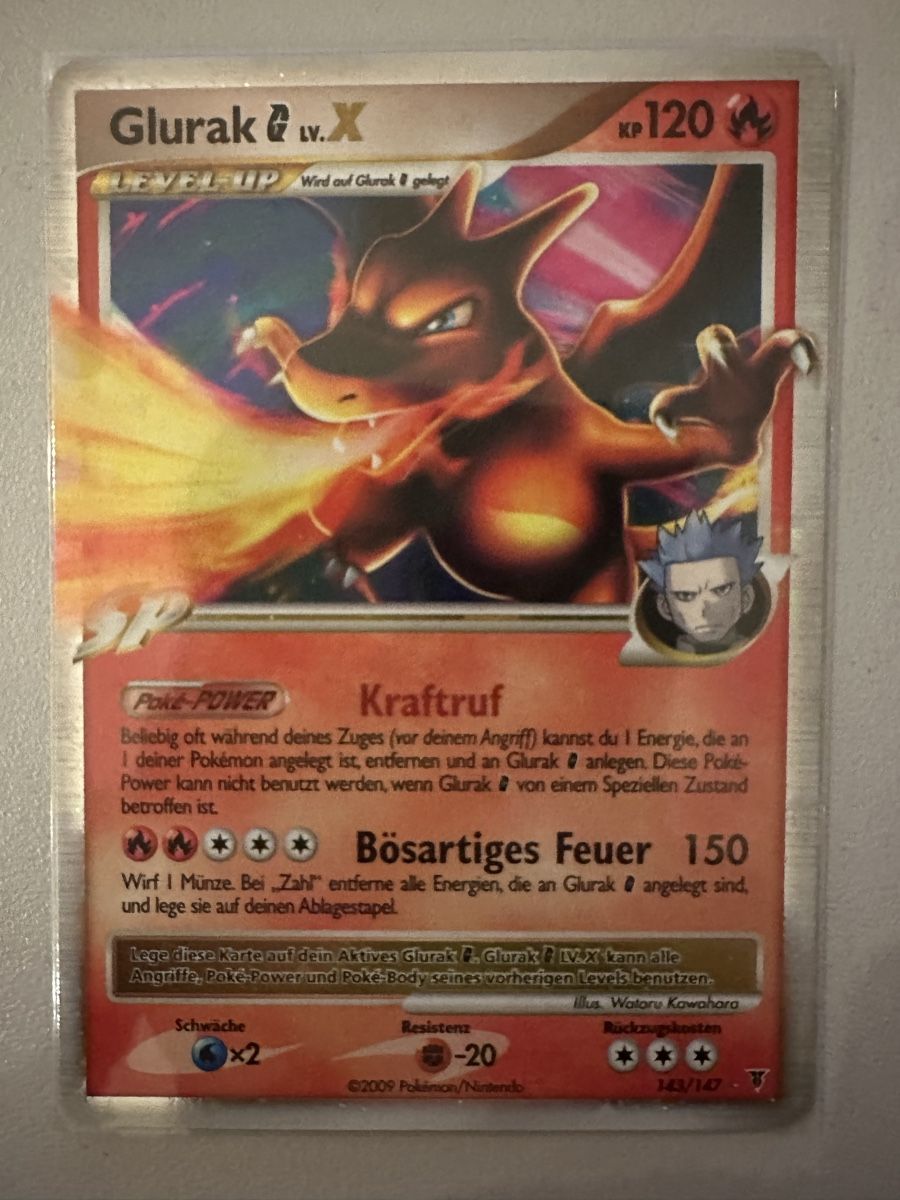Glurak LV.X 143/147 Pokémon Platinum Ultimative Sieger 2009 (Neu ...